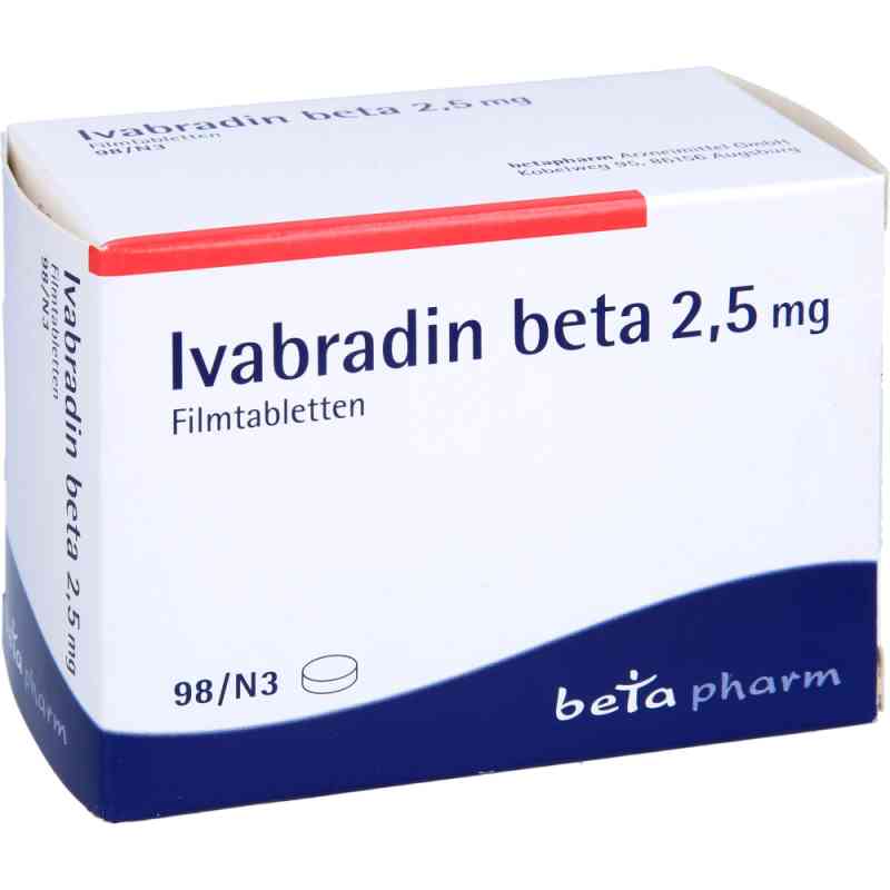 Ivabradin beta 2,5 mg Filmtabletten 98 stk online kaufen