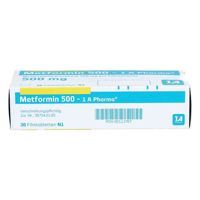 Metformin 500-1a Pharma Filmtabletten 30 stk