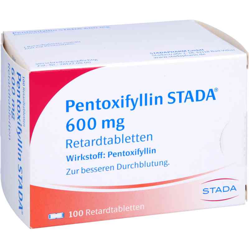 Pentoxifyllin Stada 600 mg retard Tabletten 100 stk