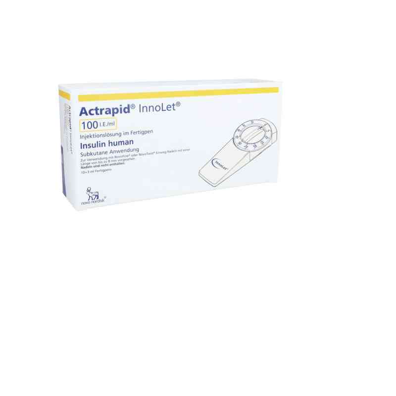 Actrapid InnoLet 100 Internationale Einheiten pro Milliliter Fertigpen ...