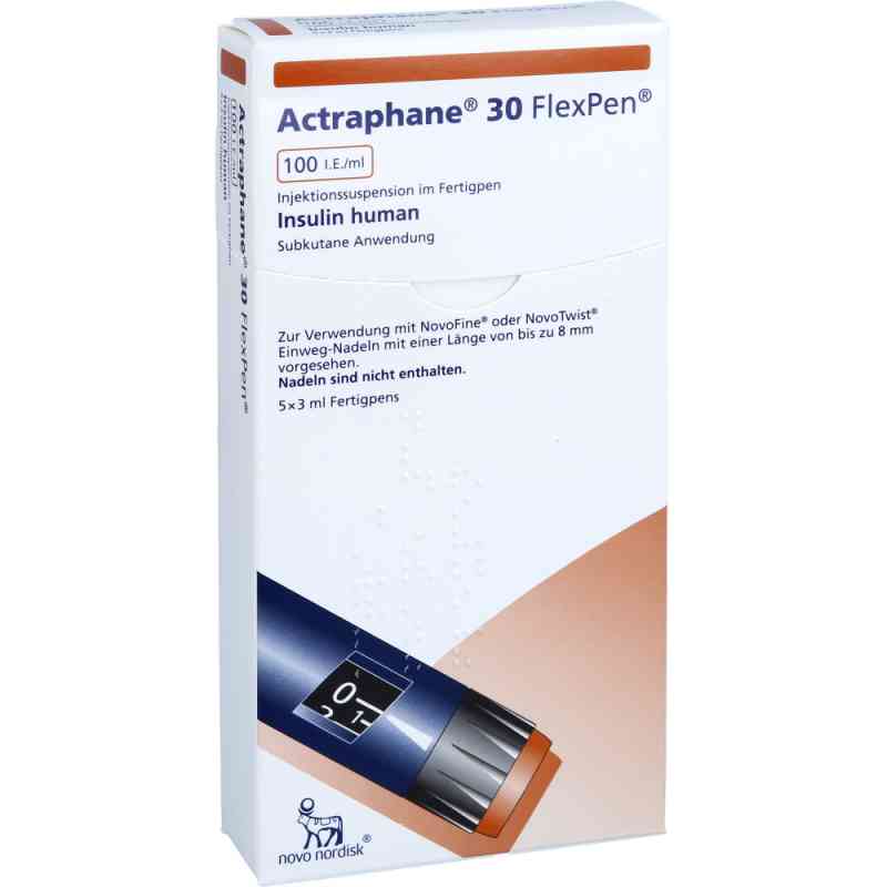 Actraphane 30/70 FlexPen 100 Internationale Einheiten pro Milliliter 5X3 ml