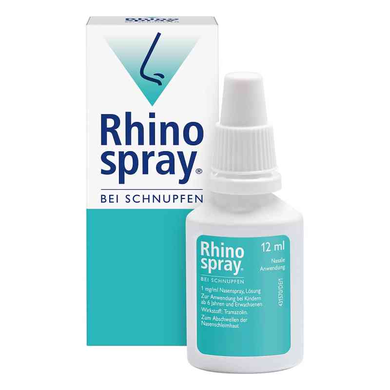 Rhinospray Quetschflasche bei Schnupfen & verstopfter Nase 12 ml