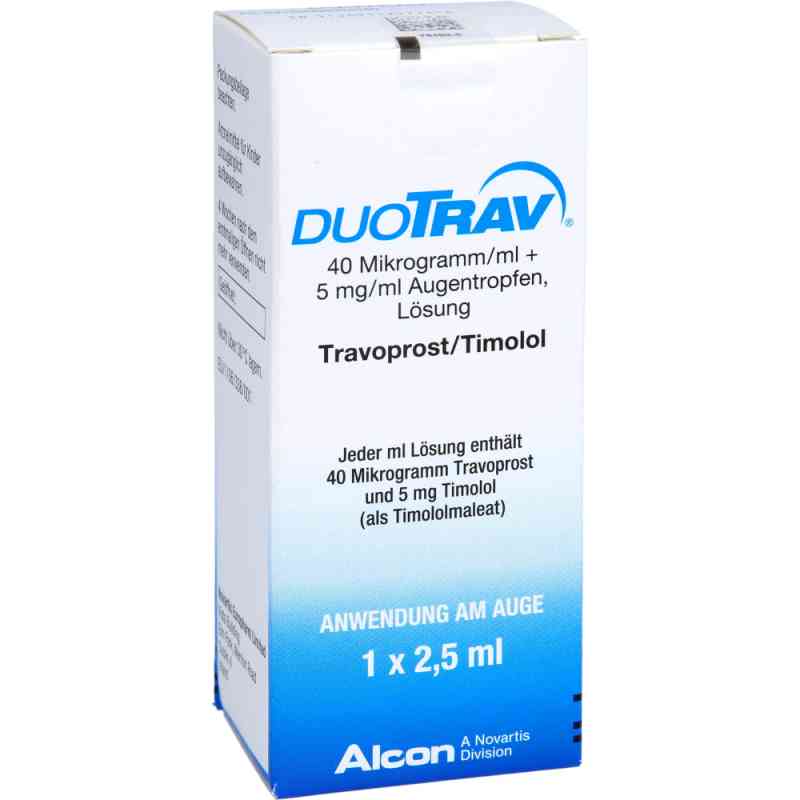 Duotrav 40 Mikrogramm/ml+5 mg/ml Augentropfen 2.5 ml