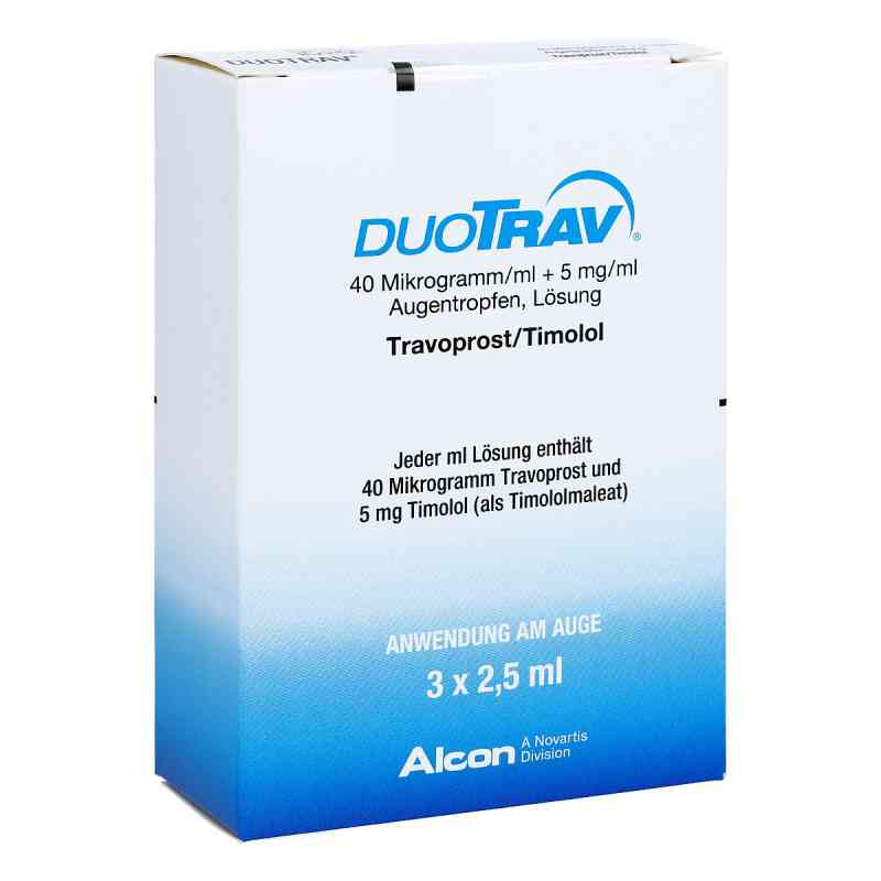 Duotrav 40 Mikrogramm/ml+5 mg/ml Augentropfen 3X2.5 ml