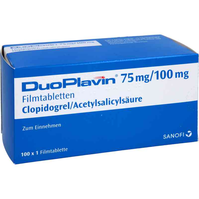 Duoplavin 75 mg/100 mg Filmtabletten 100 stk online kaufen