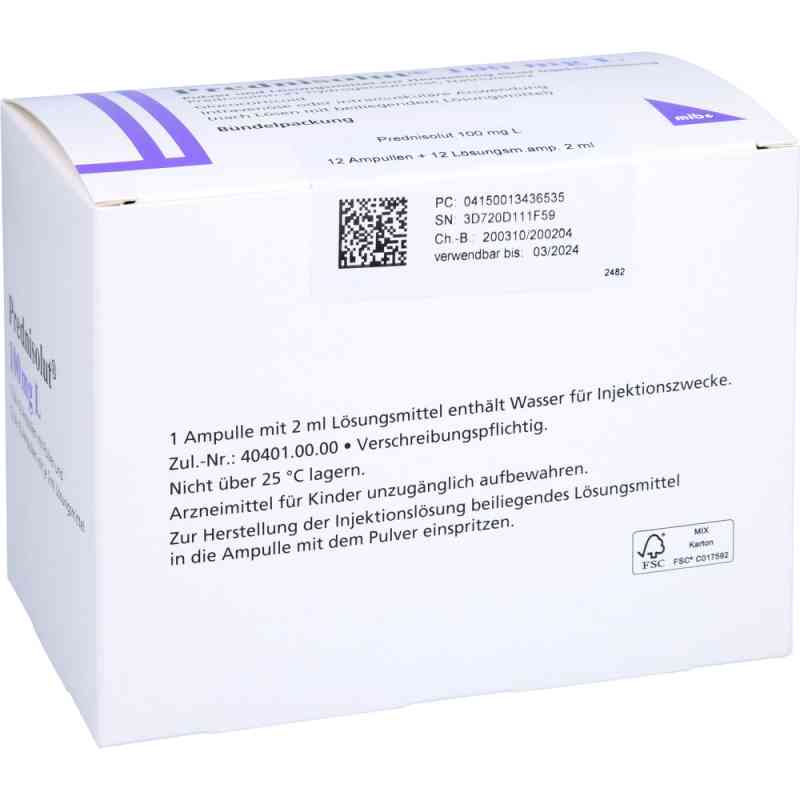 Prednisolut 100 mg L Plv.u.lm.z.h.e.injektionslsg. 12 stk