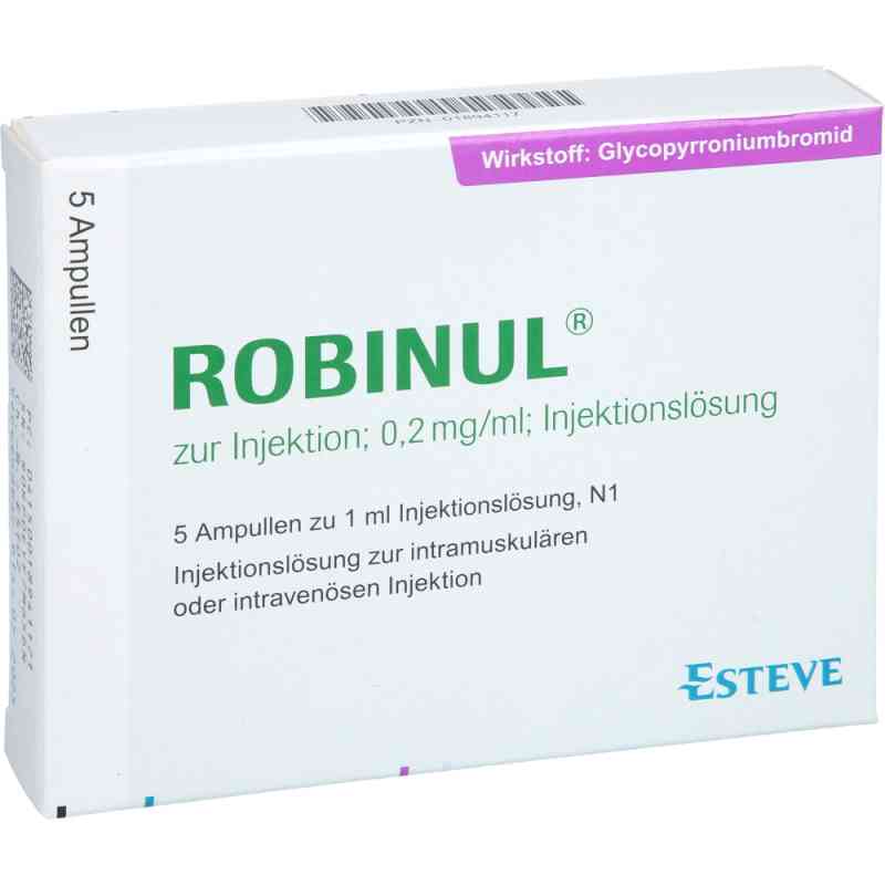 Robinul zur Injektion 0,2 mg/ml Injektionslösung 5X1 ml