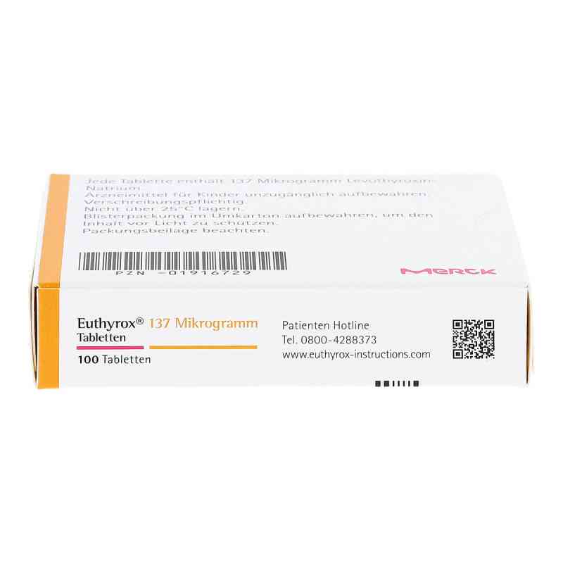 Euthyrox 137 Mikrogramm Tabletten 100 stk günstig bei apo.com