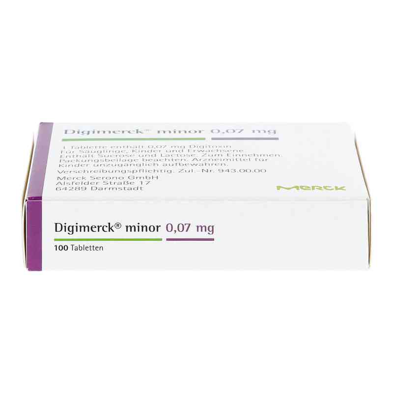 Digimerck minor 0,07 mg Tabletten 100 stk günstig bei apo.com