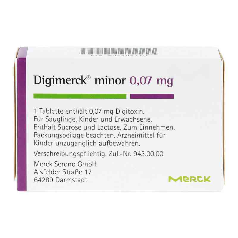 Digimerck minor 0,07 mg Tabletten 100 stk günstig bei apo.com