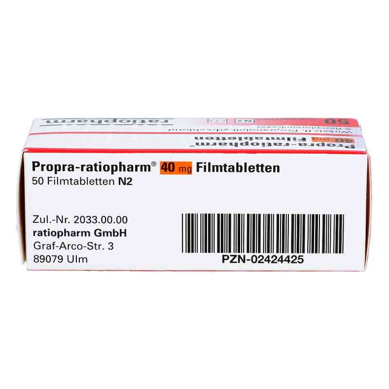 Propra-ratiopharm 40mg 50 stk günstig bei apo.com