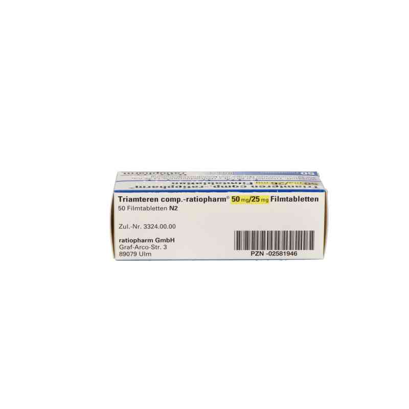 Triamteren comp.-ratiopharm 50mg/25mg 50 stk
