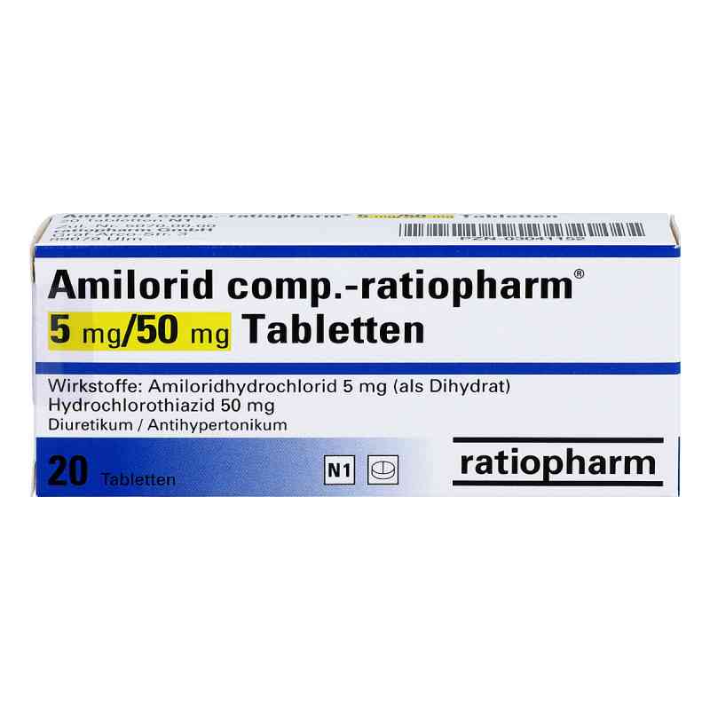 Amilorid comp.-ratiopharm 5mg/50mg 20 stk online kaufen