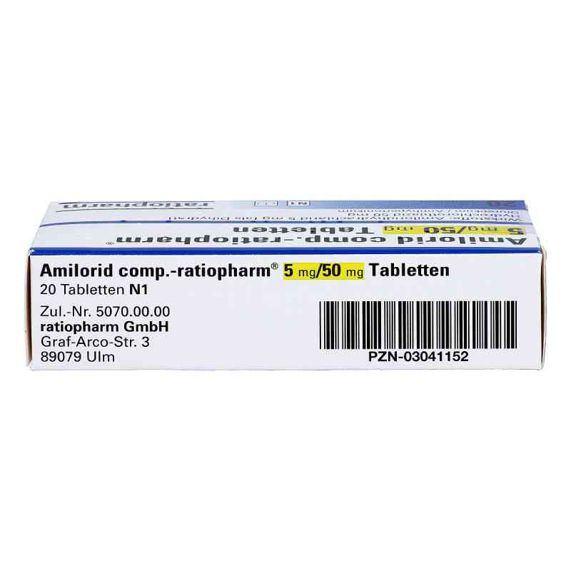 Amilorid comp.-ratiopharm 5mg/50mg 20 stk günstig bei apo.com