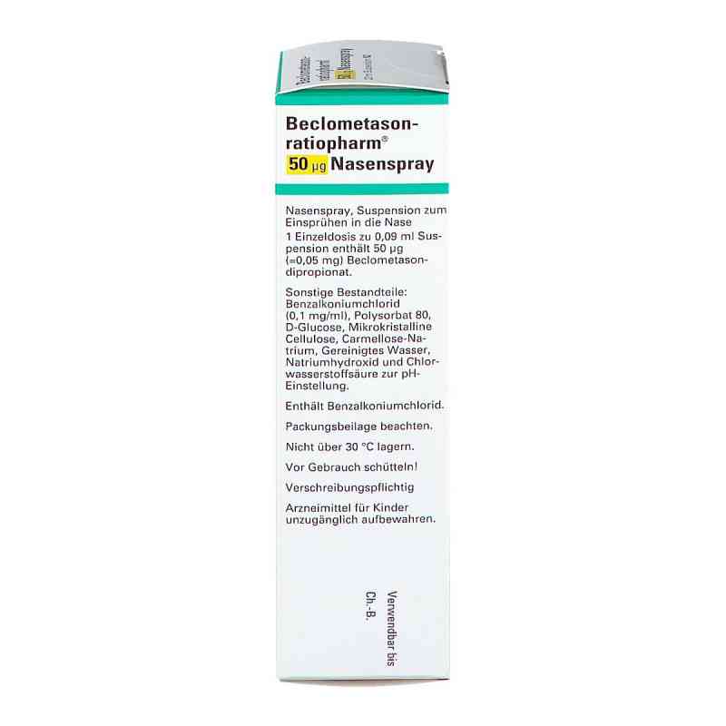 Beclometason-ratiopharm 50μg 1 stk günstig bei apo.com