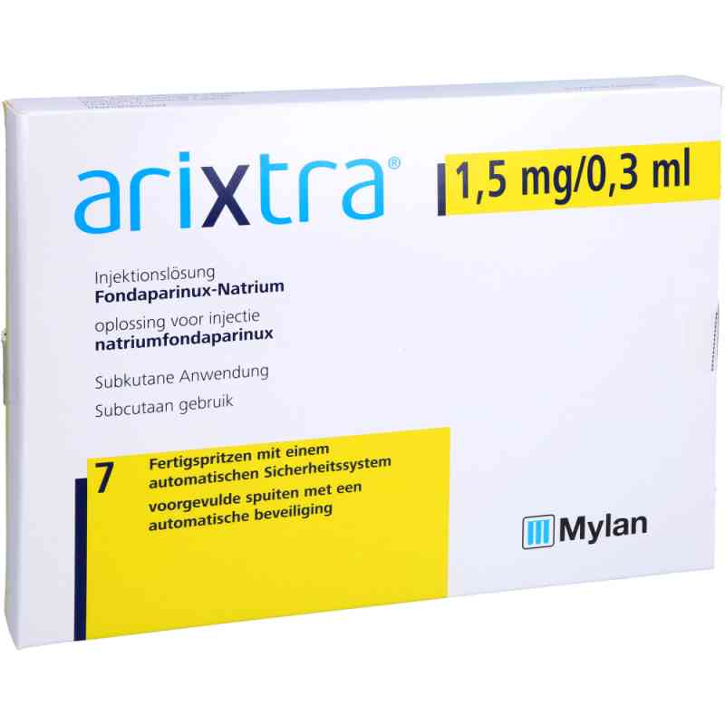 Arixtra 1,5 mg/0,3 ml iniecto -lsg.i.e.fertigspritze 7X0.3 ml