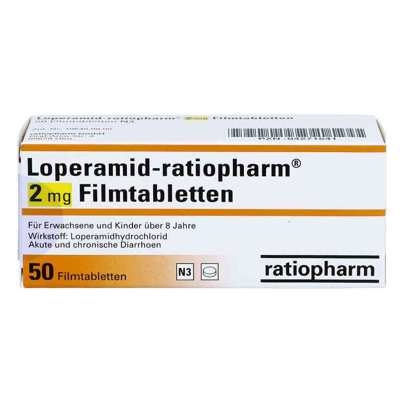 Loperamid-ratiopharm 2mg 50 stk online kaufen