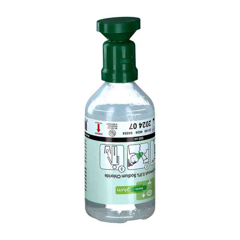 Plum Nacl Augenspüllösung mit Augenschale 500 ml