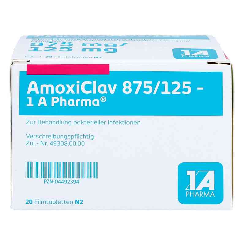 AmoxiClav 875/125-1A Pharma 20 stk online kaufen