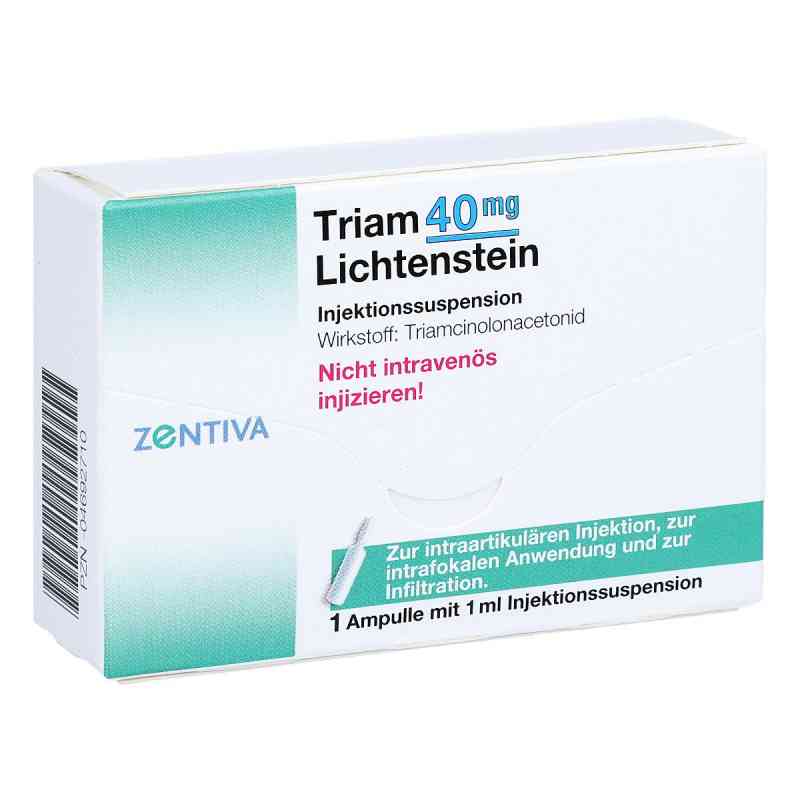 Triam 40 Lichtenstein Kristallsuspension Ampullen 1X1 ml