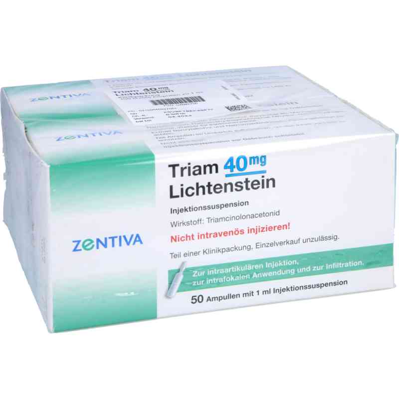 Triam 40 Lichtenstein Kristallsuspension Ampullen 100X1 ml