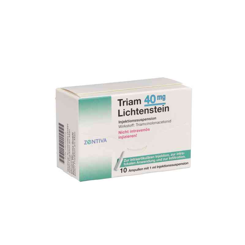 Triam 40 Lichtenstein Kristallsuspension Ampullen 10X1 ml