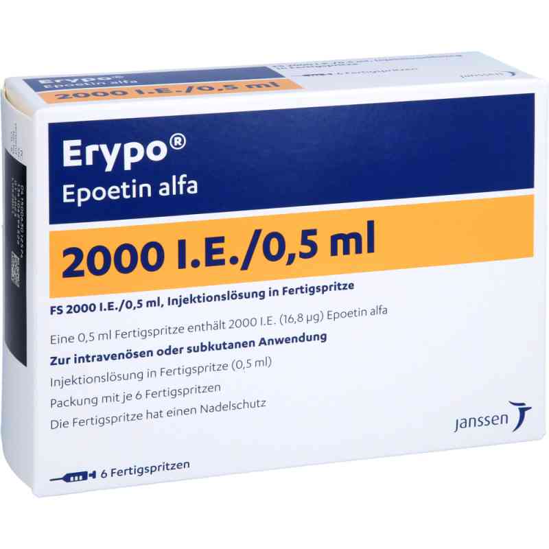 Erypo Fs 2.000 I.e./0,5 ml Fertigspritzen 6X0.5 ml