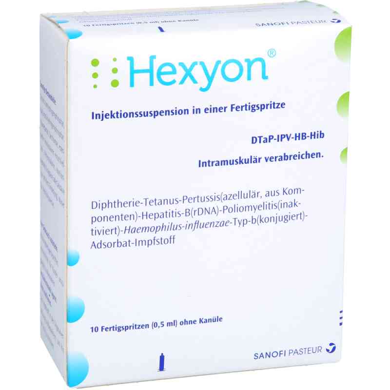 Hexyon Injektionssuspension 10X0.5 ml online kaufen