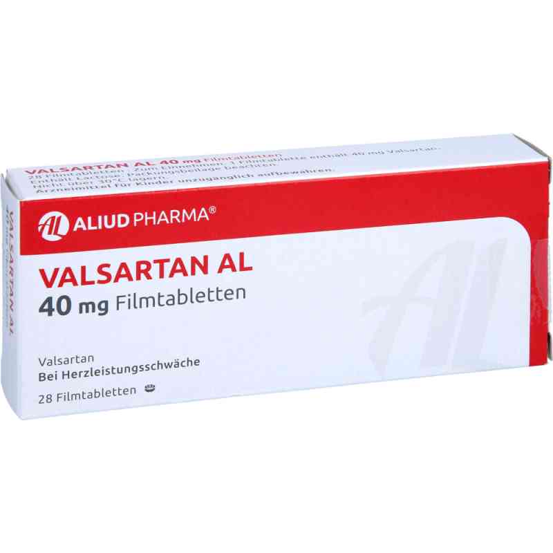 Valsartan Al 40 mg Filmtabletten 28 stk online kaufen