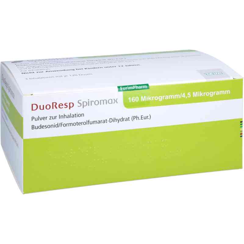 DuoResp Spiromax 160 Mikrogramm/4,5 Mikrogramm/Dosis 3 stk