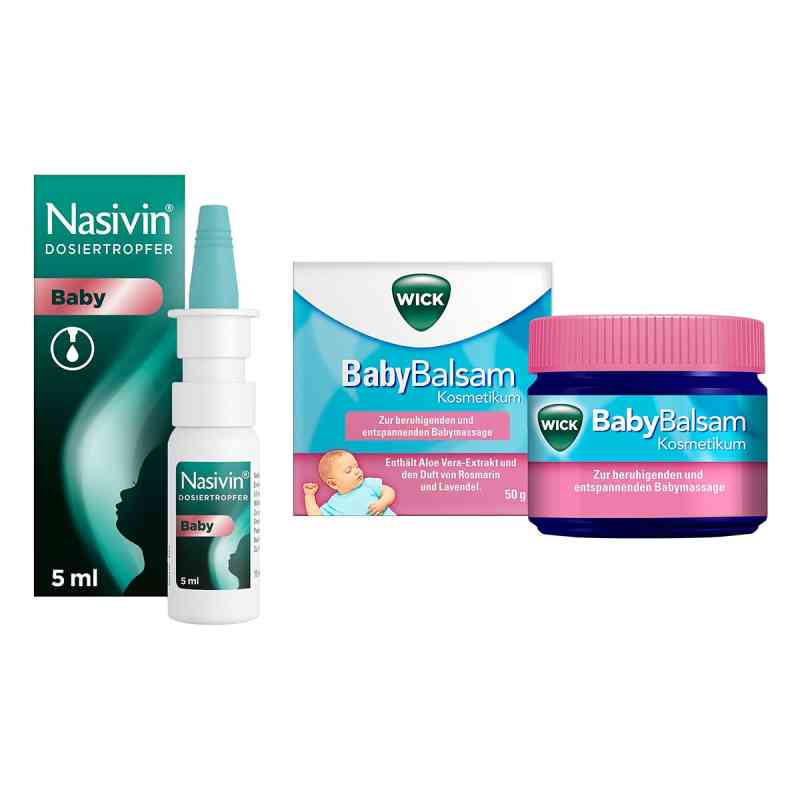 Nasivin Dosiertropfer ohne Konservierungsstoffe für Babys 5 ml + Wick ...