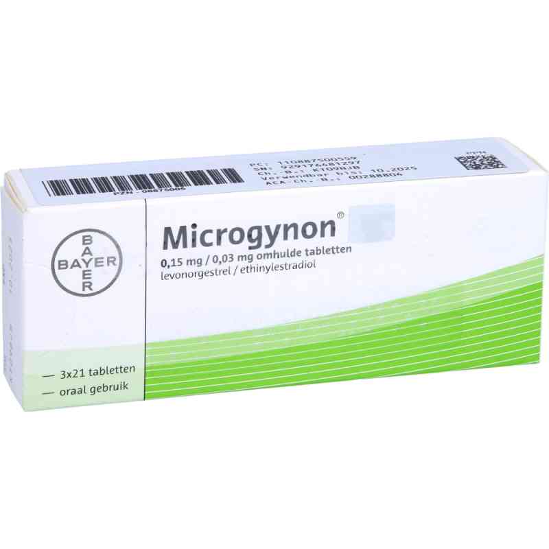 Microgynon 0,03mg/0,15mg 3X21 stk online kaufen