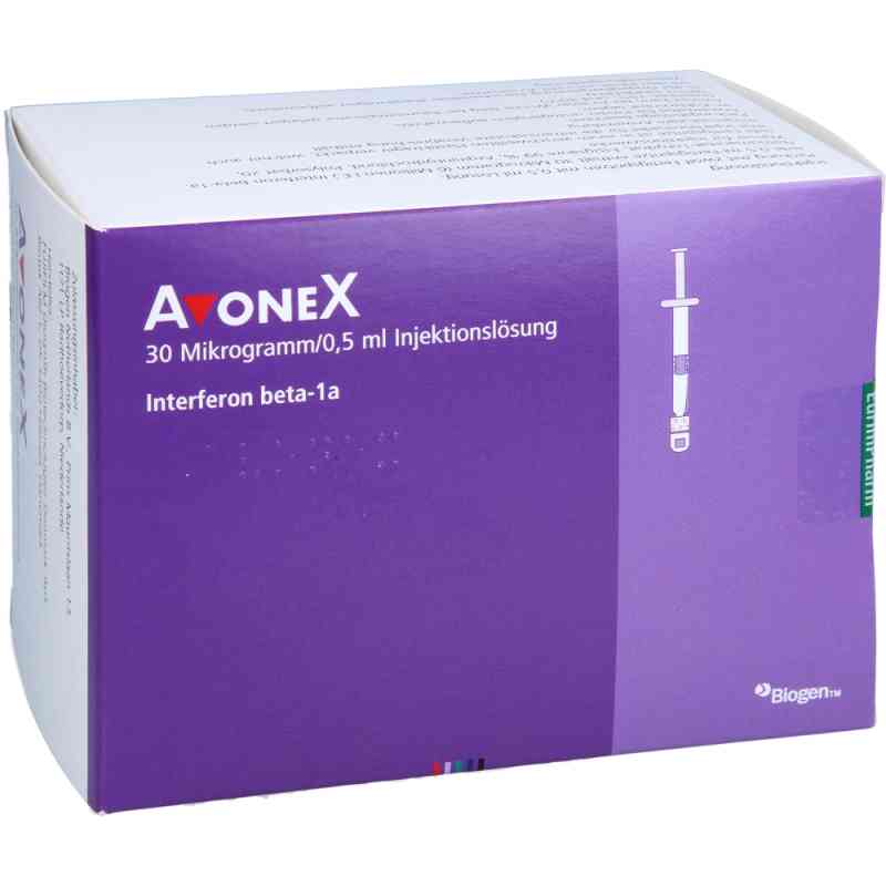 Avonex 30 Μg/0,5 Ml Luer Lock iniecto lsg.i.e.fert.-s. 12 stk