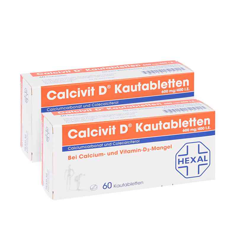 Calcivit D Kautabletten 600mg/400 internationale Einheiten 120 stk