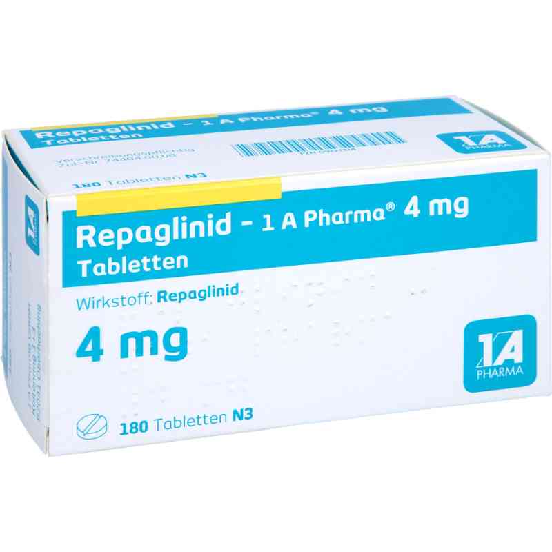 Repaglinid-1a Pharma 4 mg Tabletten 180 stk online kaufen