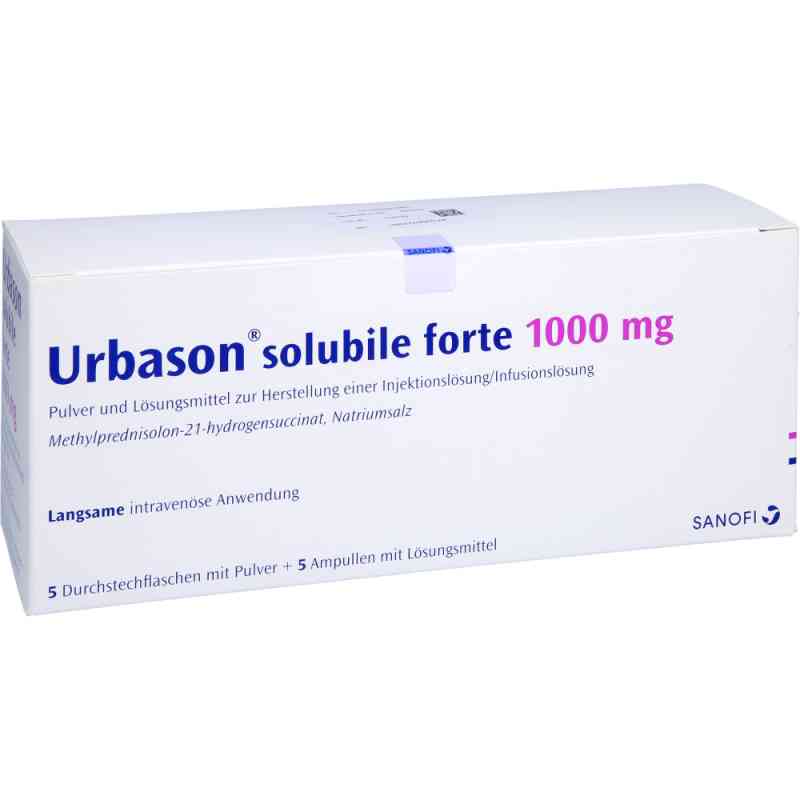 Urbason solubile forte 1000 mg P.u.lm H.inj/inf.l. 5 stk