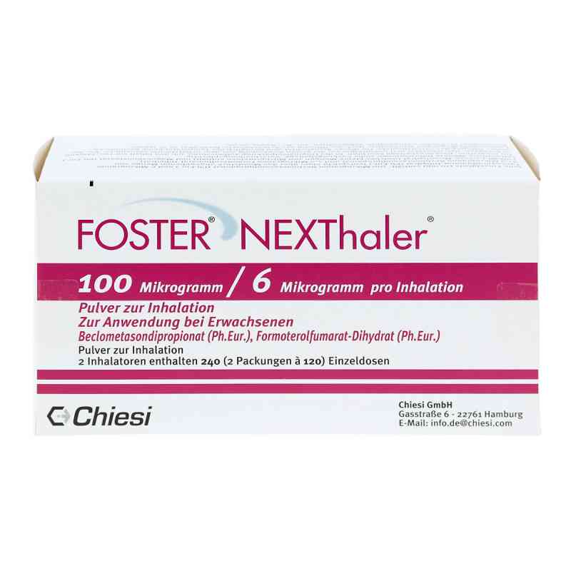 Foster Nexthaler 100/6 [my]g 120 Ed Inhalationspul 2 stk