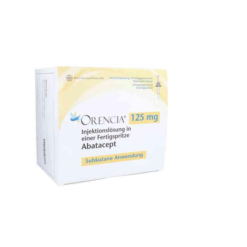 Orencia 125 mg Injektionslösung 3X4 stk online kaufen
