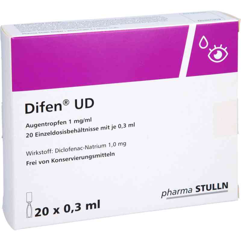 Difen Ud Augentropfen 20X0.3 ml online kaufen
