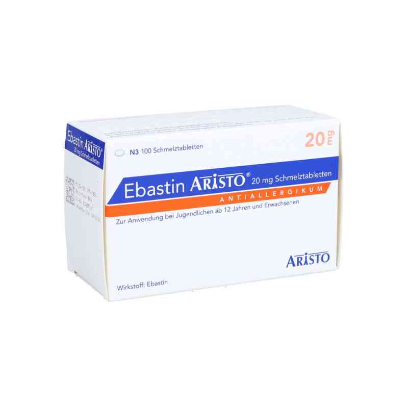 Ebastin Aristo 20 mg Schmelztabletten 100 stk online kaufen
