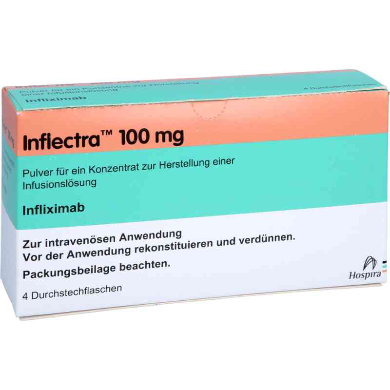 Inflectra 100 mg Pulver für e.Konz.z.Her.e.Inf.-Lsg. 4 stk