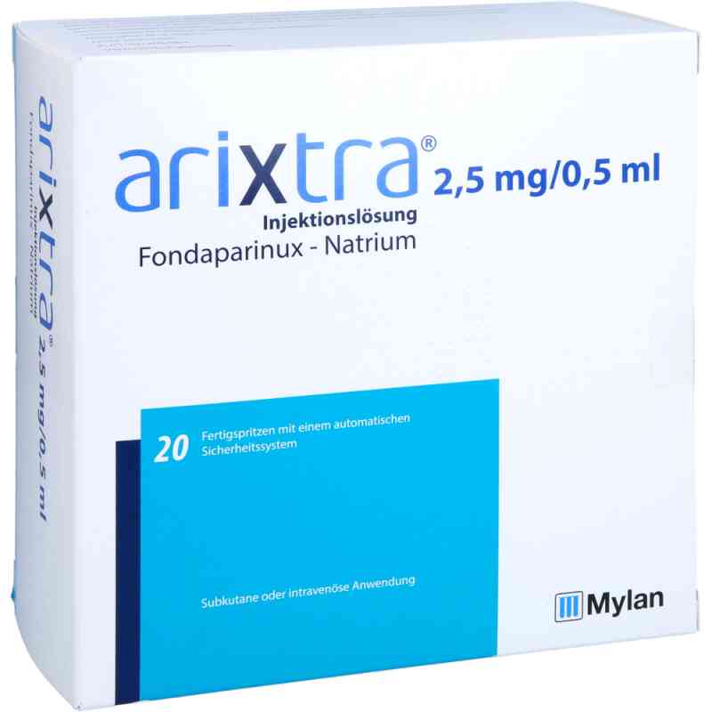 Arixtra 2,5 mg/0,5 ml iniecto -lsg.i.e.fertigspritze 20X0.5 ml