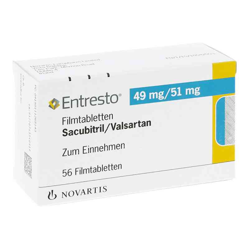Entresto 49 mg/51 mg Filmtabletten 56 stk online kaufen