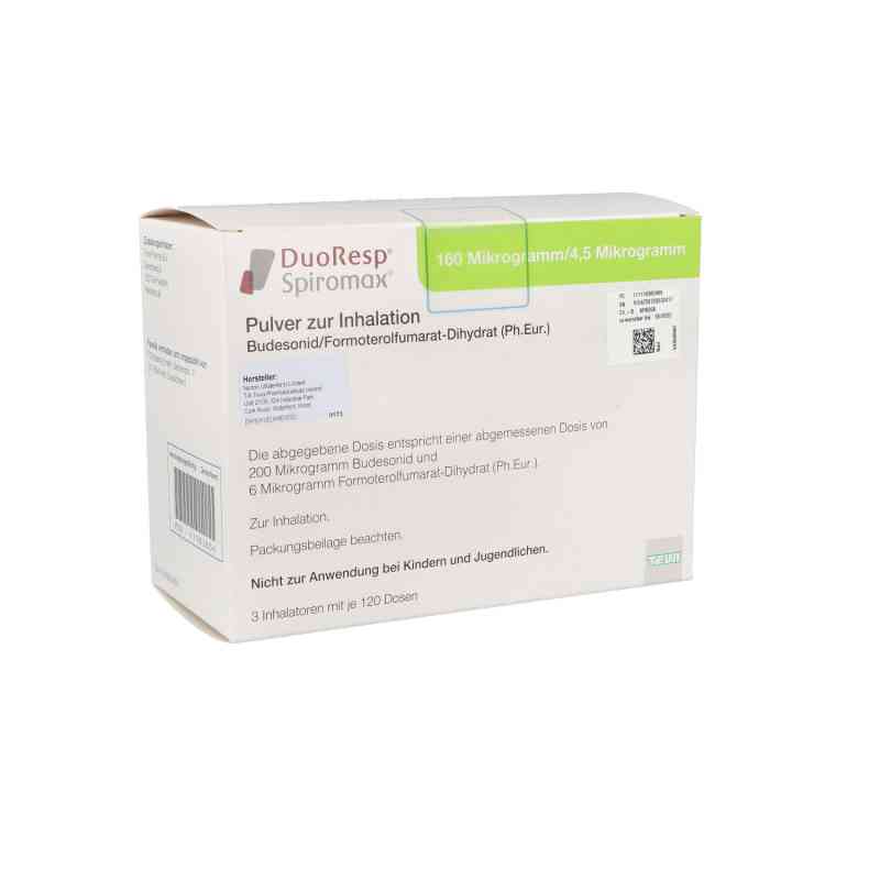 DuoResp Spiromax 160 Mikrogramm/4,5 Mikrogramm/Dosis 3 stk