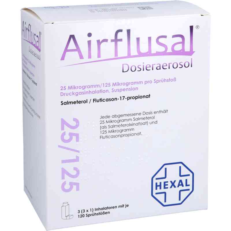 Airflusal Dosieraer.25 [my]g/125 [my]g/sprühst.3x1 3 stk
