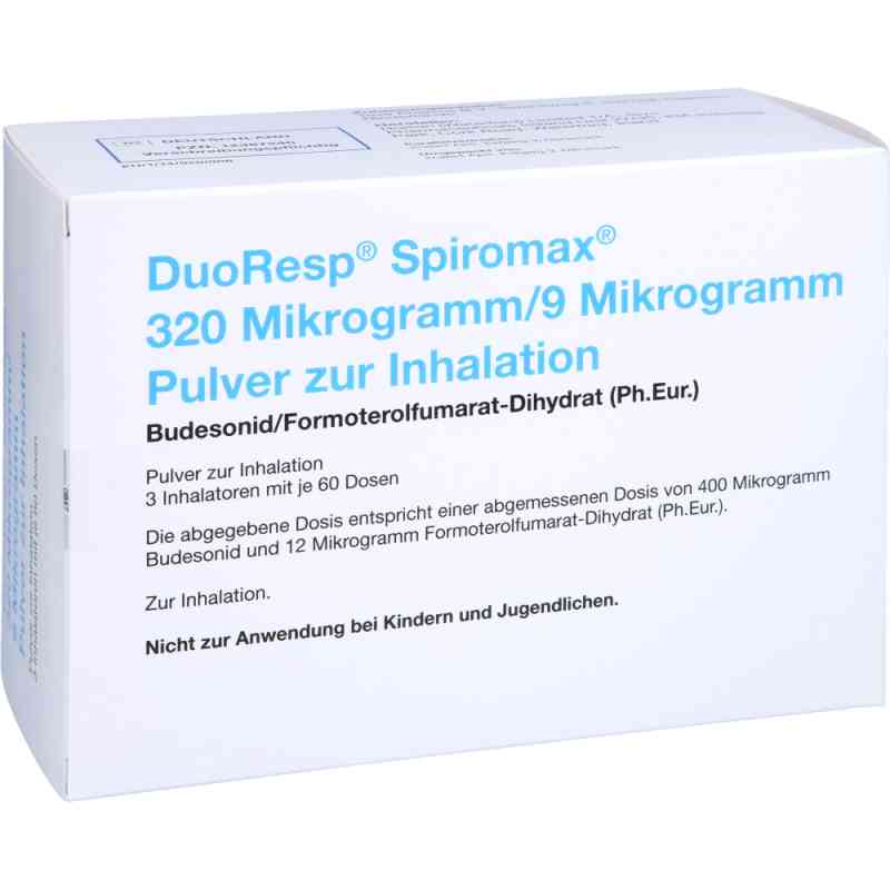 DuoResp Spiromax 320 Mikrogramm/9 Mikrogramm/Dosis 3 stk