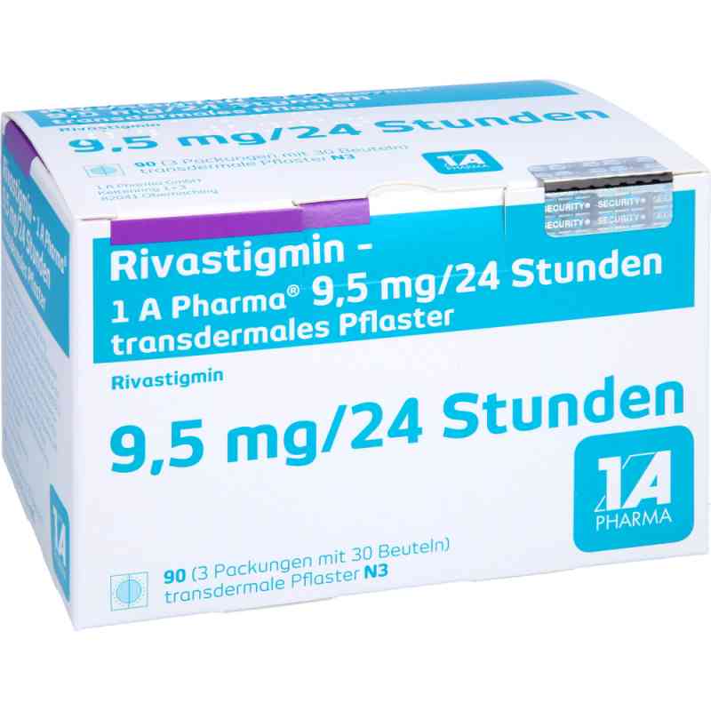 Rivastigmin-1A Pharma 9,5mg/24 Stunden 90 stk online kaufen