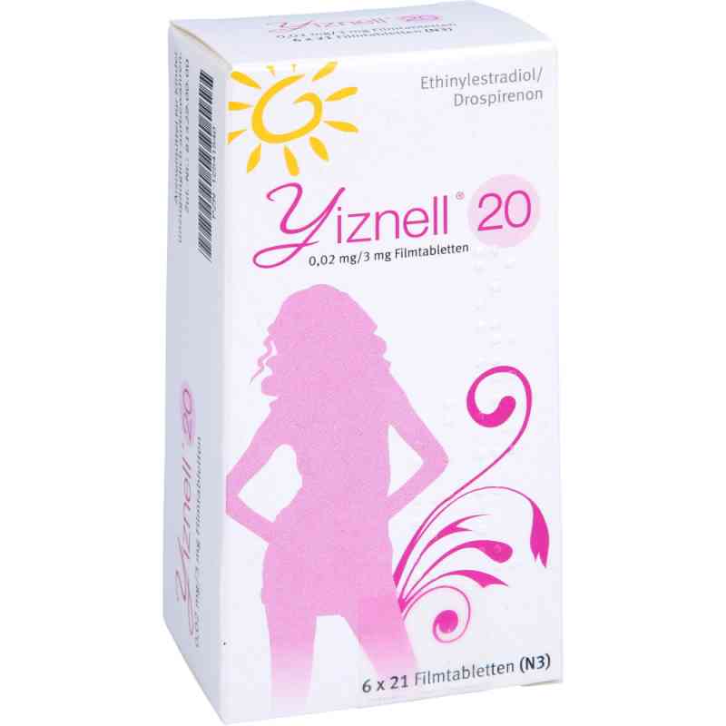 Yiznell 20 0,02 mg/3 mg Filmtabletten 6X21 stk