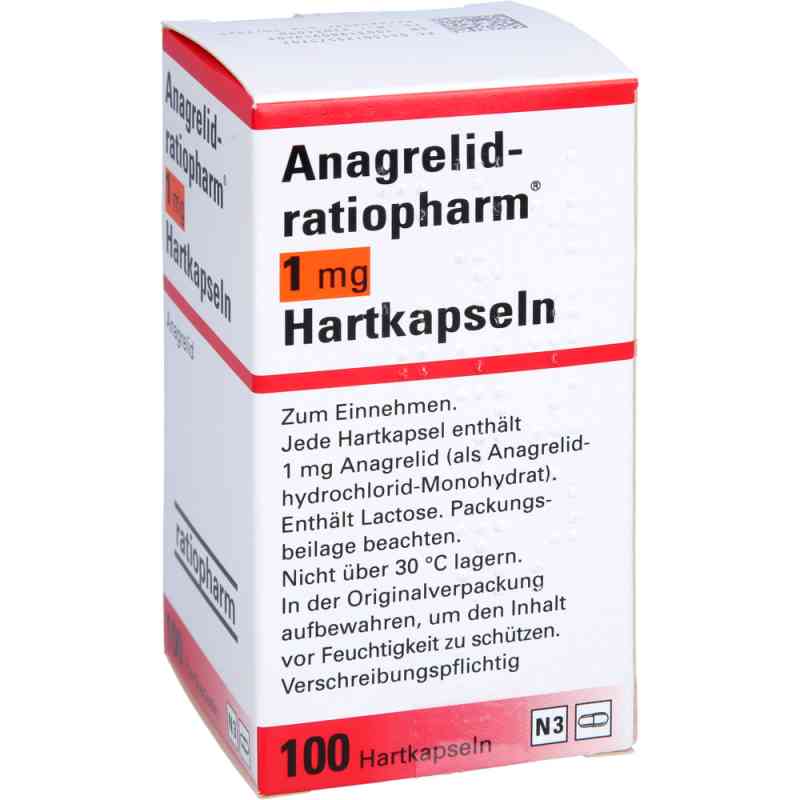 Anagrelid ratiopharm 1 mg Hartkapseln 100 stk online kaufen