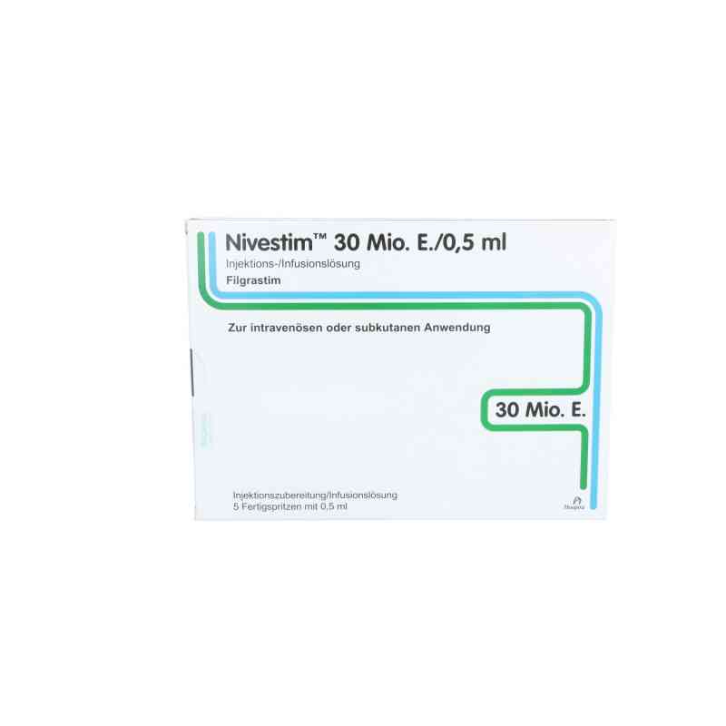Nivestim 30 Mio.e/0,5ml iniecto /inf.lsg.i.e.fertigsp. 5 stk